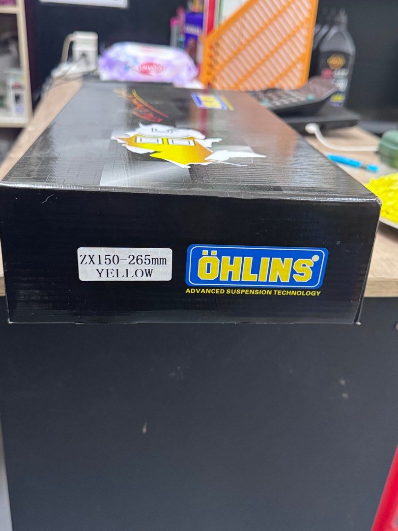 ZX150 ohlins copy, Motorcycles, Motorcycle Accessories on Carousell