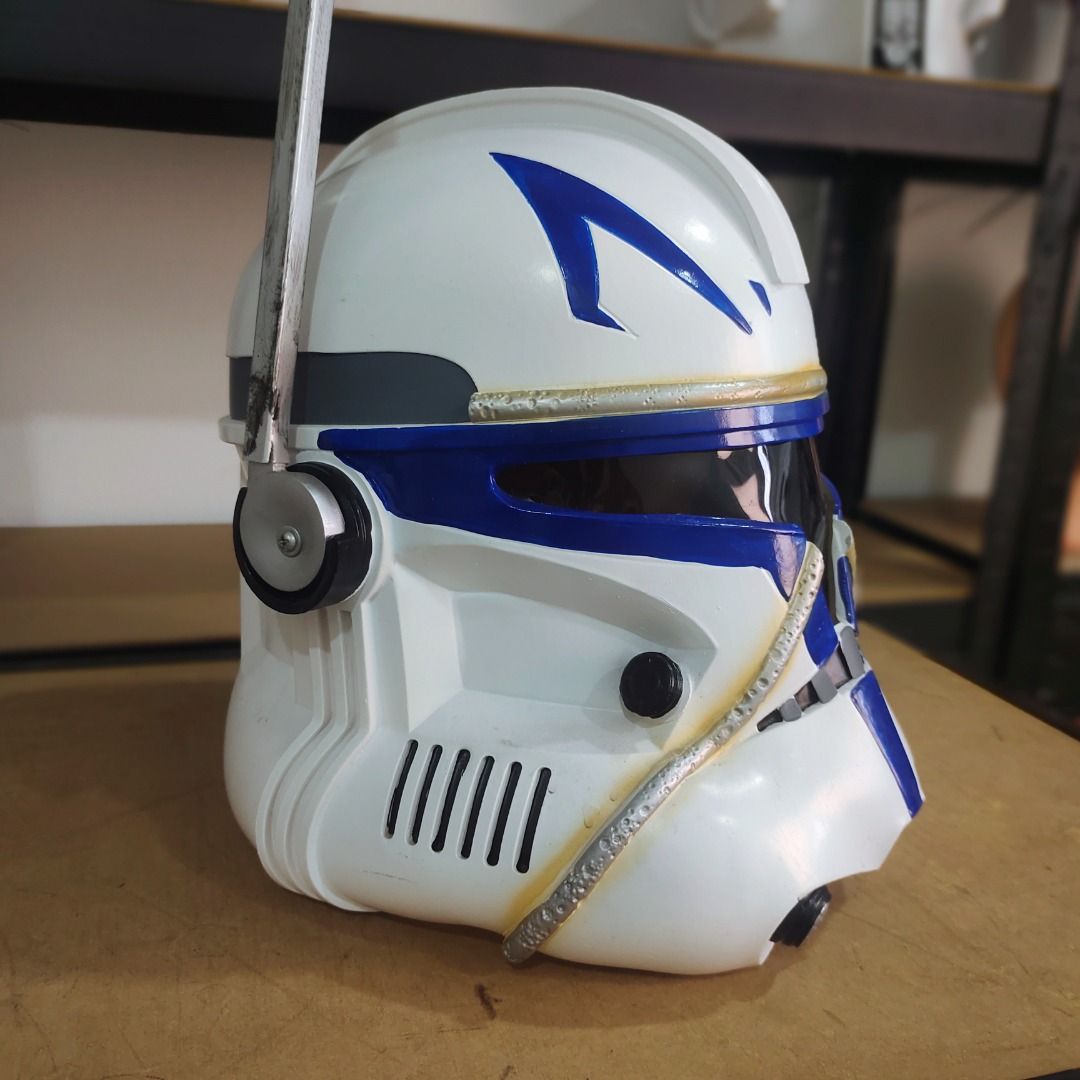 1/1 CAPTAIN REX HELMET STARWARS CLONE WARS MOVIE COSPLAY PROP FIGURE ...