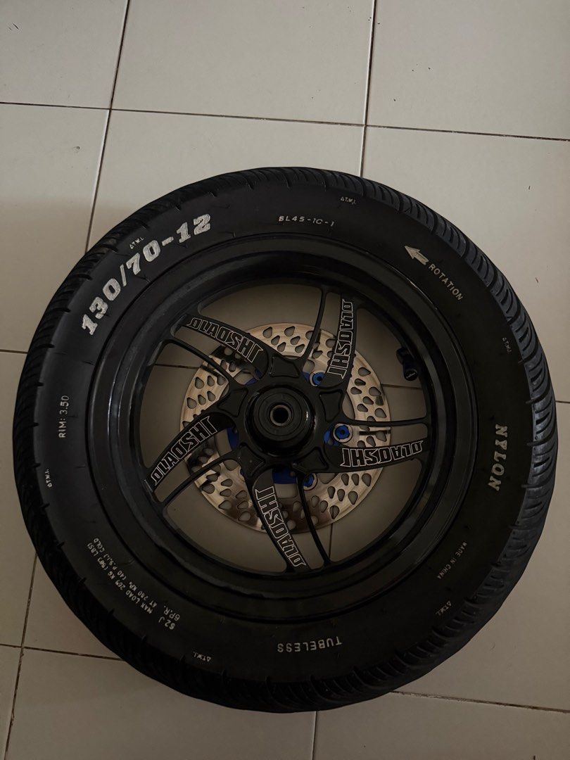 12 inch rim and tyre, Sports Equipment, PMDs, E-Scooters & E-Bikes, E ...