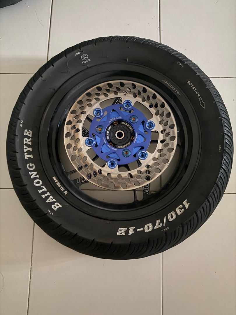 12 inch rim and tyre, Sports Equipment, PMDs, E-Scooters & E-Bikes, E ...