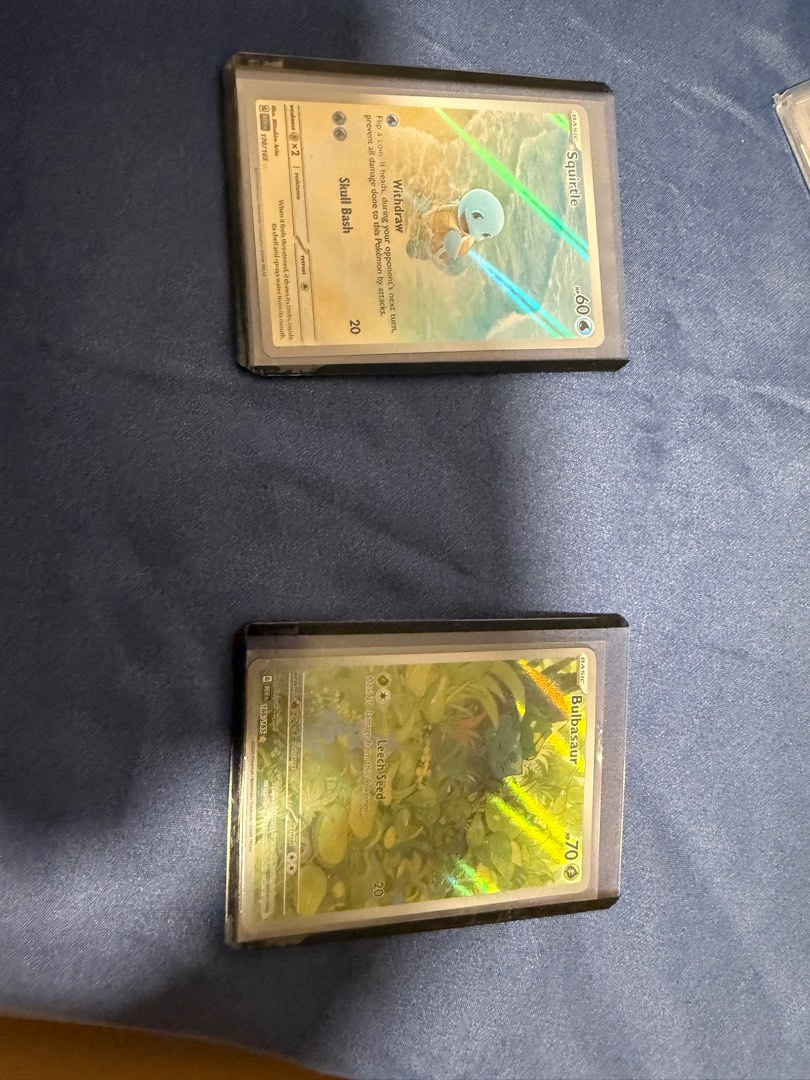 151 squirtle and bulbasaur, Hobbies & Toys, Toys & Games on Carousell