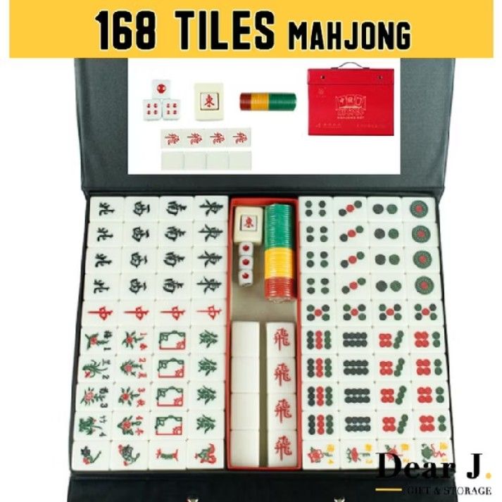 168 Tiles Mahjong Set, Hobbies & Toys, Toys & Games on Carousell