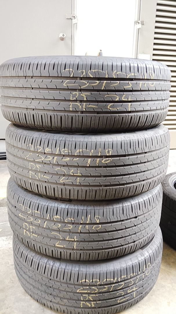 18" Continental EcoContact 6 tyres (RFT), Car Accessories, Tyres & Rims ...