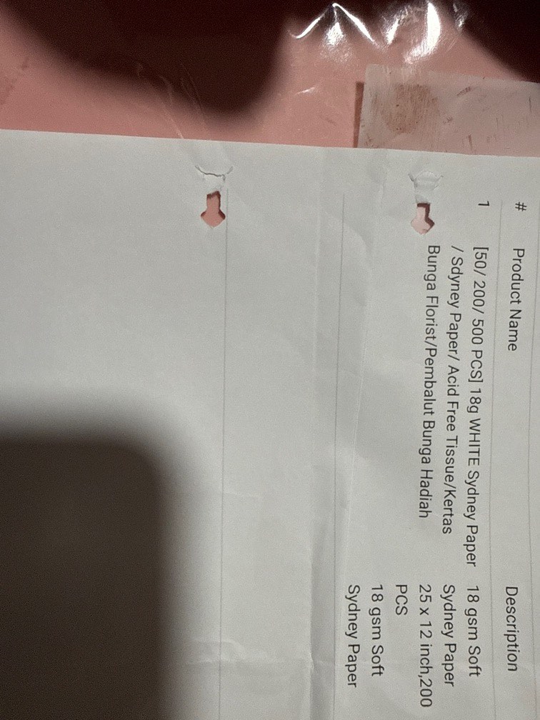 18gsm soft sydney paper for flower wrapping, Hobbies & Toys, Occasions ...