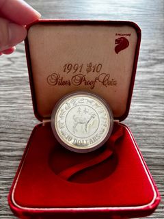 1989 Singapore Sterling Silver Proof Coin Set, Hobbies & Toys ...