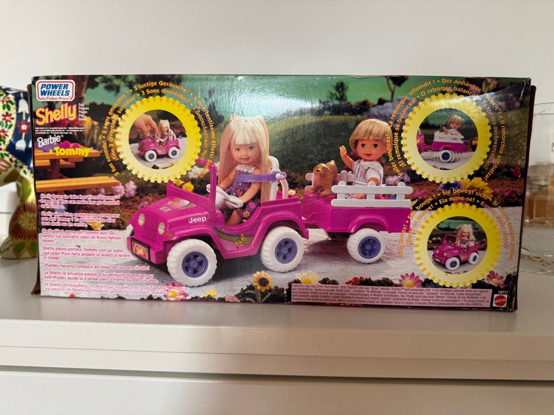 1997 Shelly & Tommy Barbie Power Wheels Jeep Set, Hobbies & Toys, Toys ...