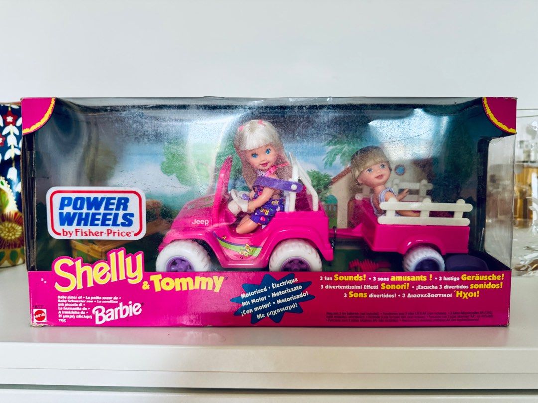 1997 Shelly & Tommy Barbie Power Wheels Jeep Set, Hobbies & Toys, Toys ...