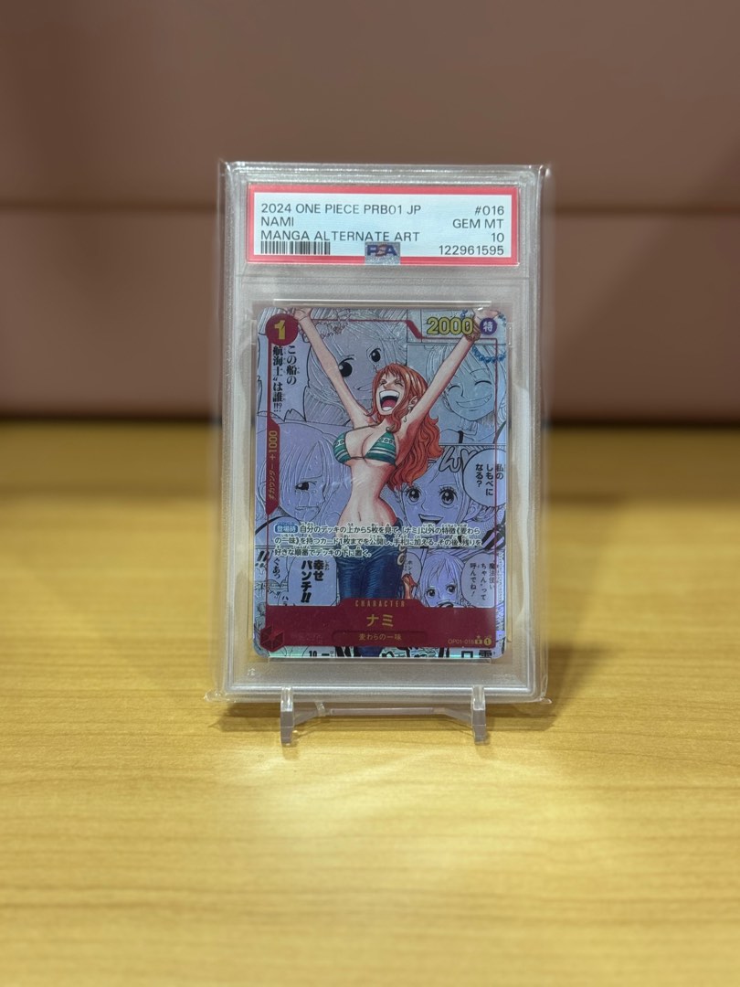 2024 One Piece Nami Manga Alternate Art PSA 10, Hobbies & Toys, Toys ...