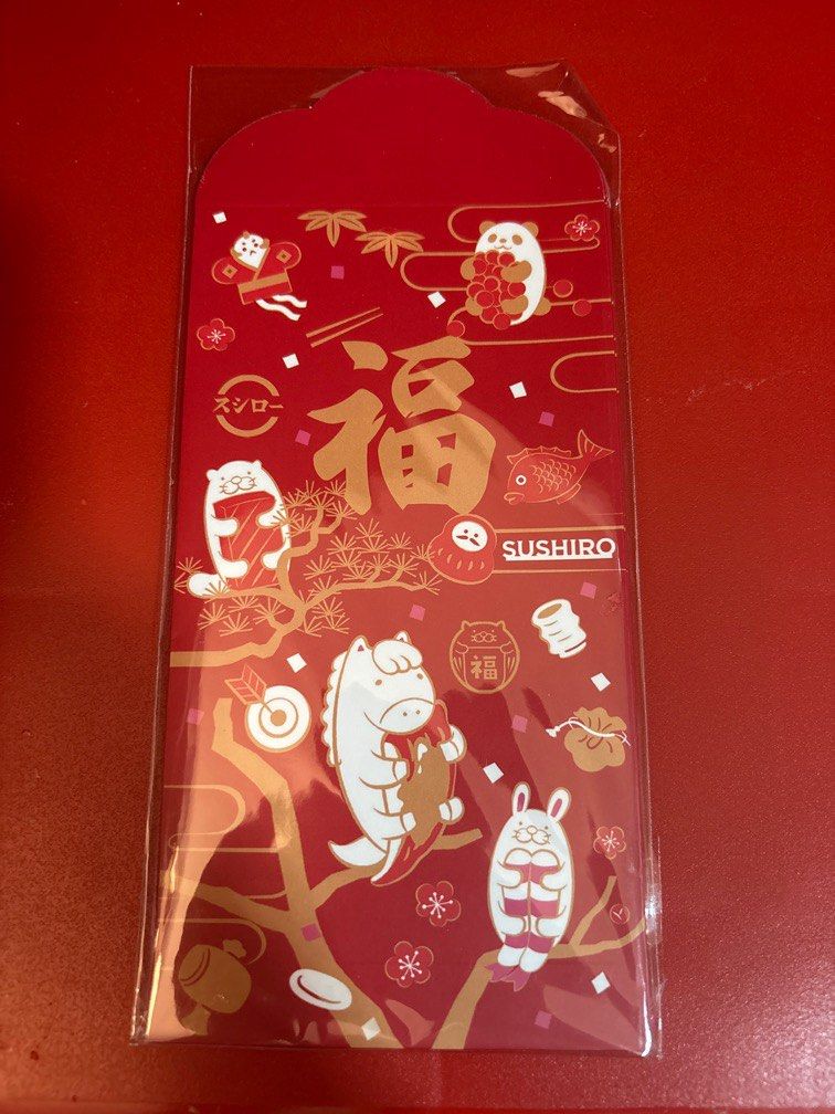 2026 Sushiro Red Packets, Hobbies & Toys, Stationery & Craft, Other ...