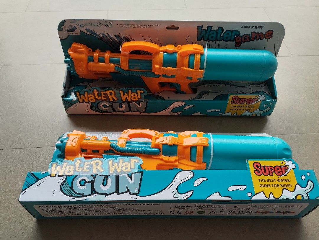 2 Pieces Water War Gun - Super Water Gun for Kids, Hobbies & Toys, Toys ...