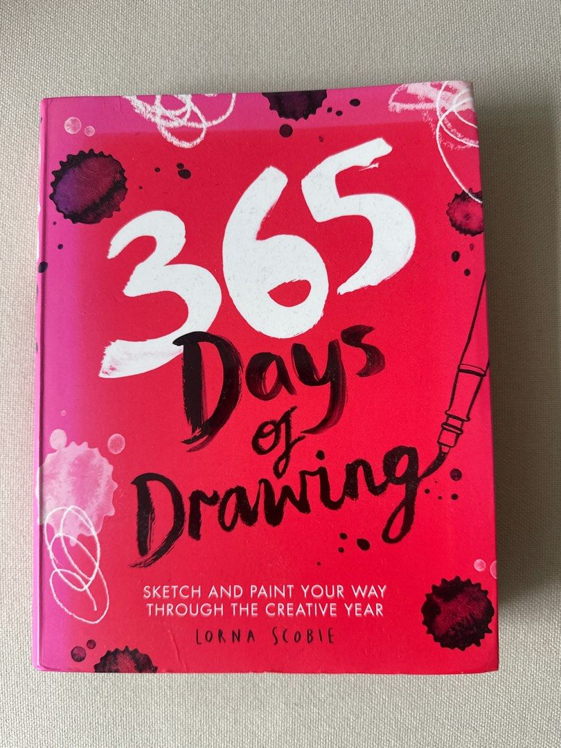 365 Days of Drawing - Sketch and Paint Book, Hobbies & Toys, Art ...