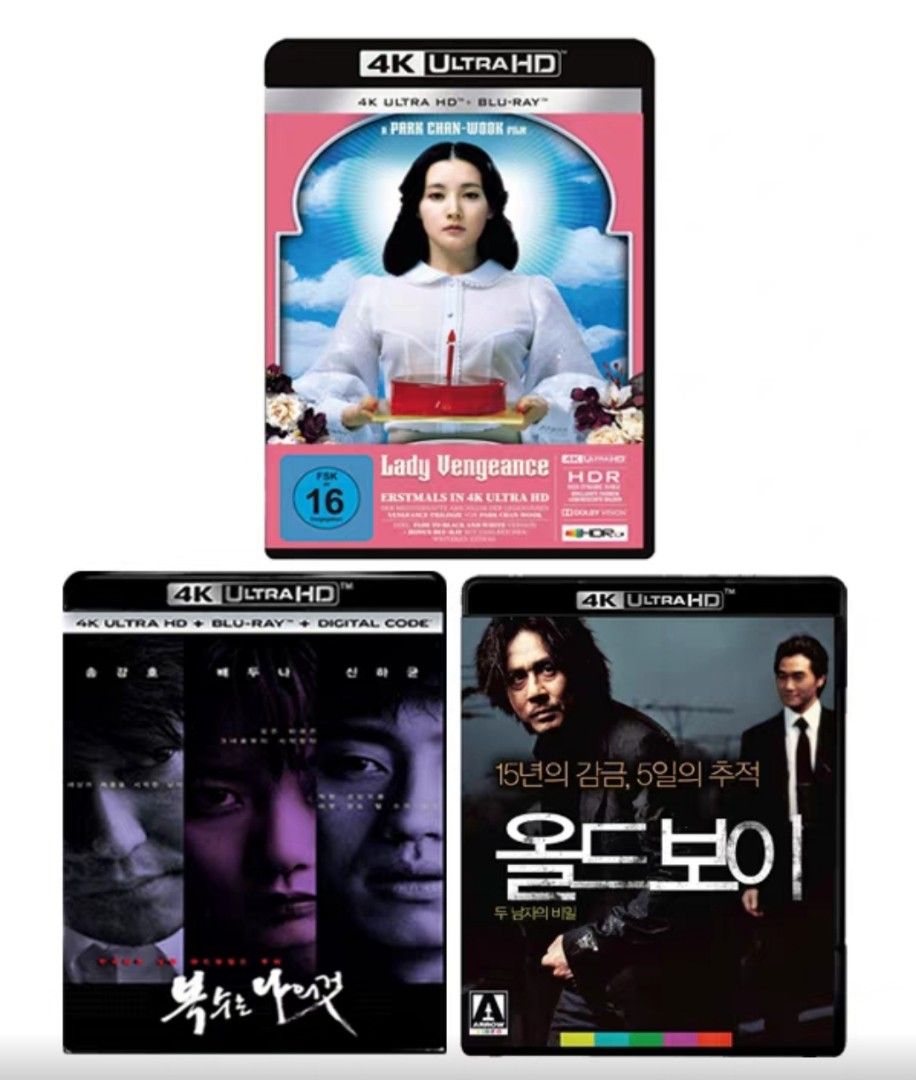 4K UHD Bundle Oldboy Trilogy BD, Hobbies & Toys, Music & Media, CDs ...