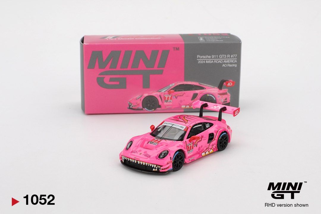 [ IN STOCK] Mini GT Porsche 911 GT3 R #77 Roxy, Hobbies & Toys, Toys ...