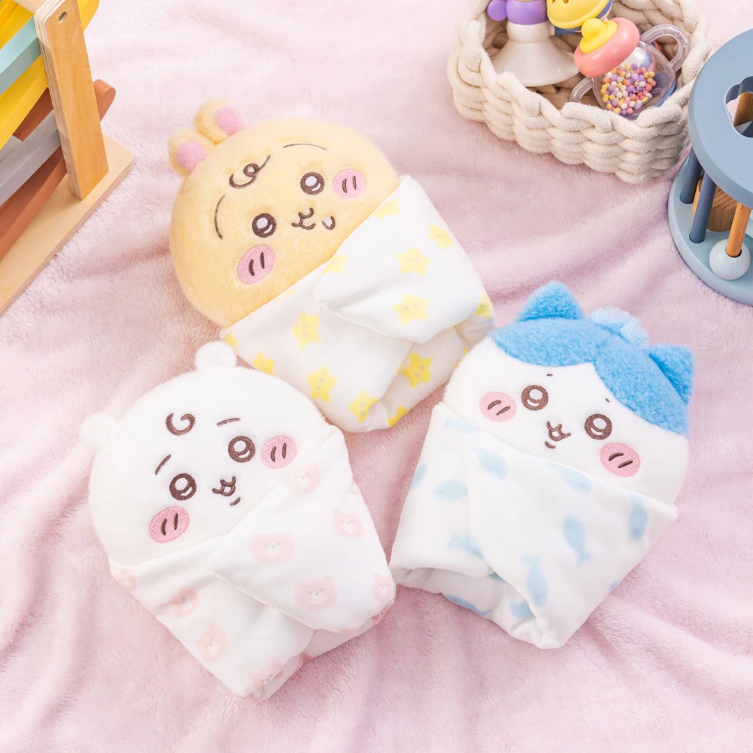 🍼 Restocking - Chiikawa Baby Swaddle Plush - authentic Chiikawa ...