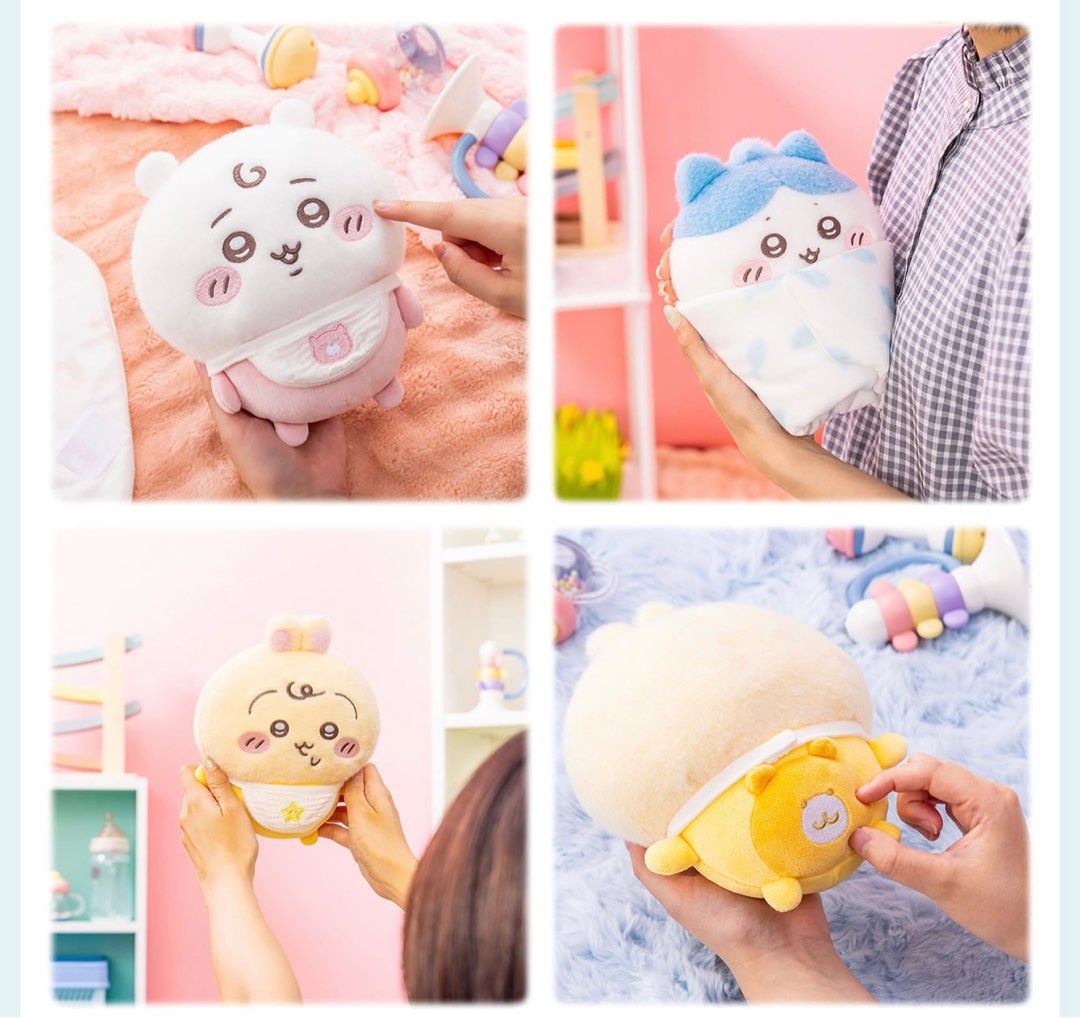 🍼 Restocking - Chiikawa Baby Swaddle Plush - authentic Chiikawa ...