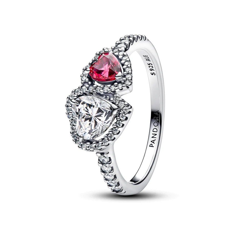 💎 SALE! PANDORA HALO HEARTS RING, Women's Fashion, Jewelry & Organizers ...