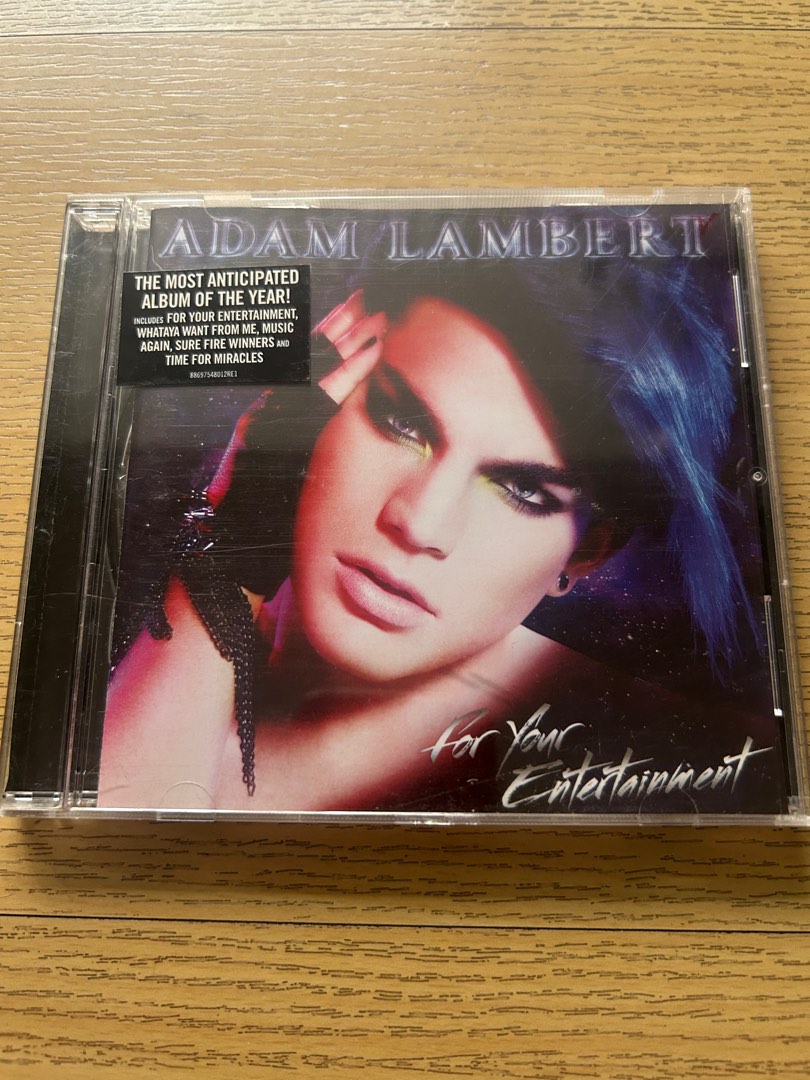 Adam Lambert - For Your Entertainment CD, Hobbies & Toys, Music & Media ...