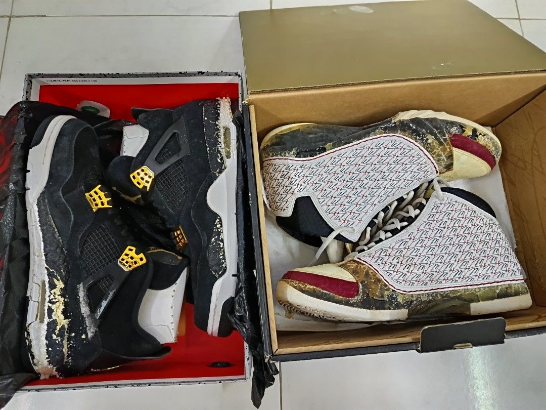 Air Jordan 4 & 23 Sneakers - Size 9.5, Men's Fashion, Footwear ...