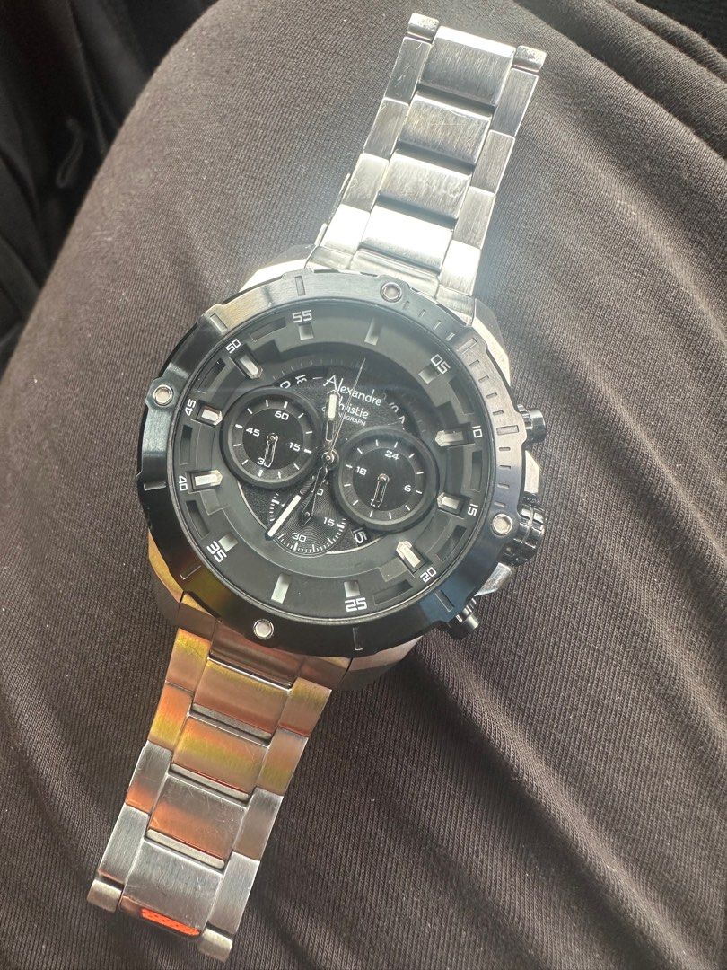 Alexandre Christie Men's Chronograph Watch, Men's Fashion, Watches ...