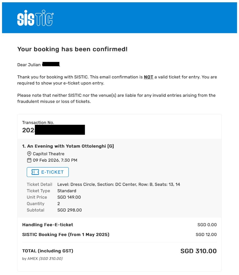 An Evening with Yotam Ottolenghi Tickets - 9 Feb 2026, Tickets ...