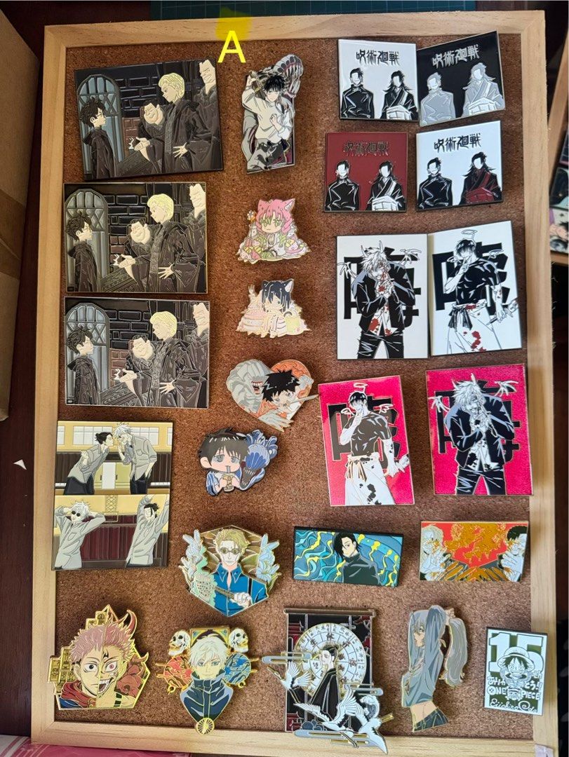 Anime Enamel Pins - Jujutsu Kaisen, Demon Slayer, One Piece, Hobbies ...