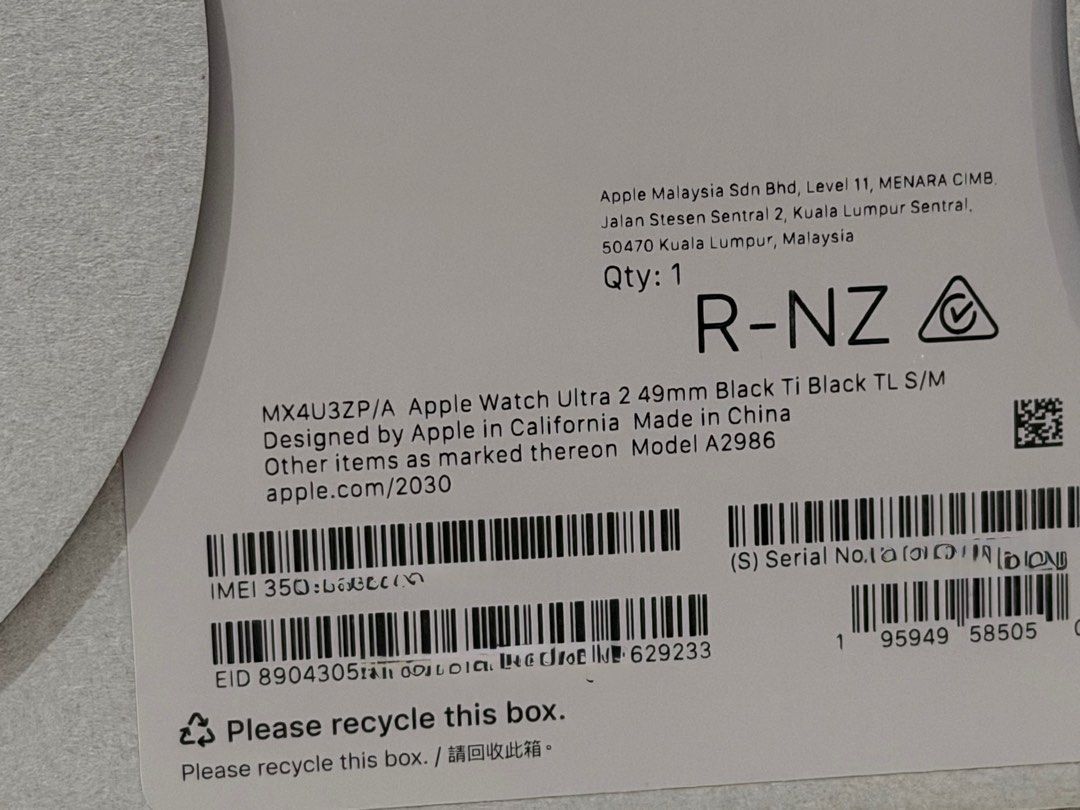 Apple Watch Ultra 2 Black Titanium, Mobile Phones & Gadgets, Wearables ...