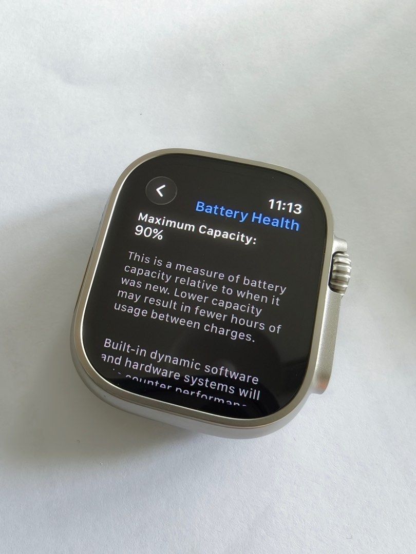 Apple Watch Ultra Titanium 1 - 90% Batt Clean Near Mint (unit only ...