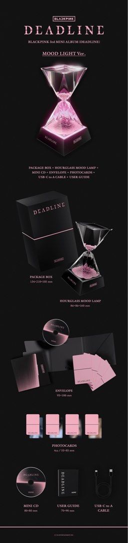 [1X LEFT - INCOMING STOCK] BLACKPINK 3RD MINI ALBUM ‘DEADLINE’ MOOD ...