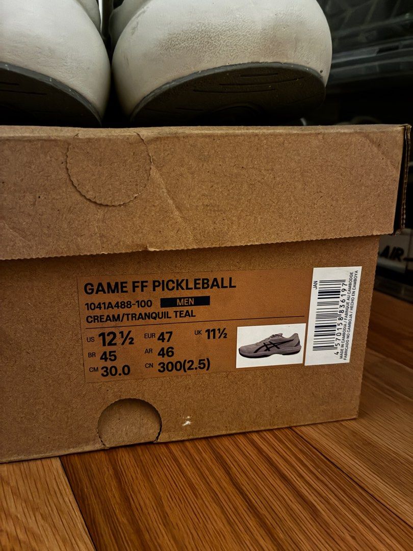 ASICS Game FF Pickleball Shoes US 12.5, Men's Fashion, Footwear ...