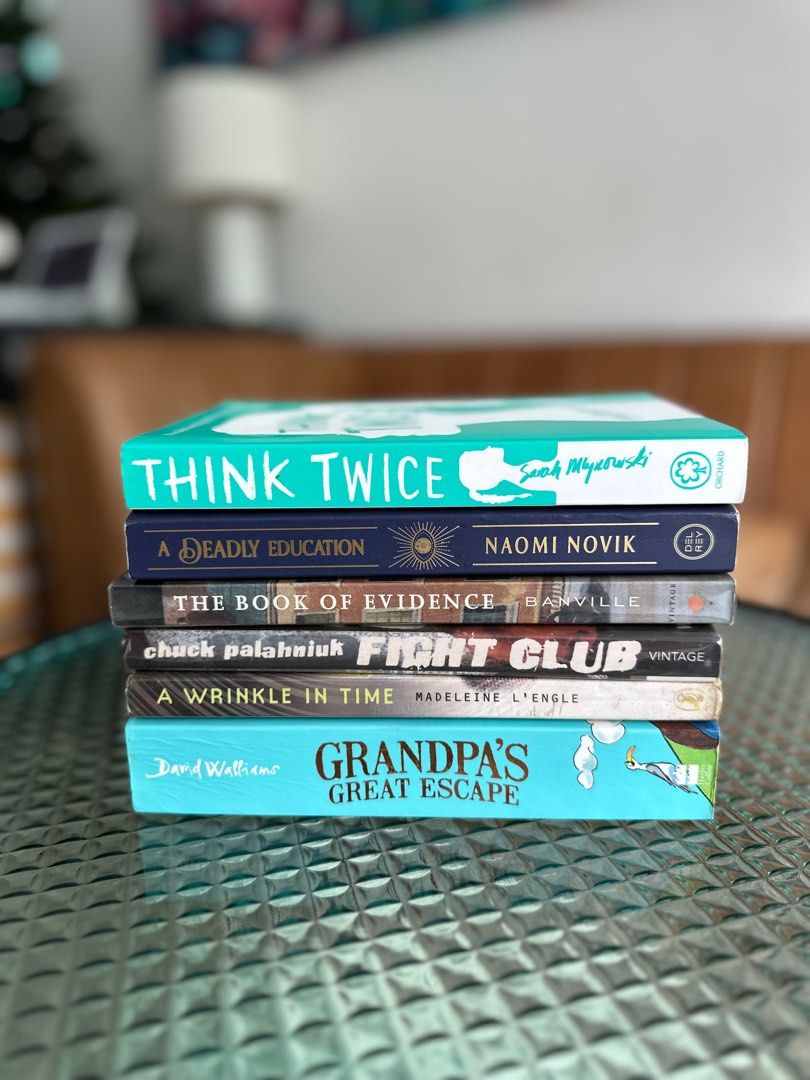 Assorted Books - Think Twice, Fight Club, and More, Hobbies & Toys ...