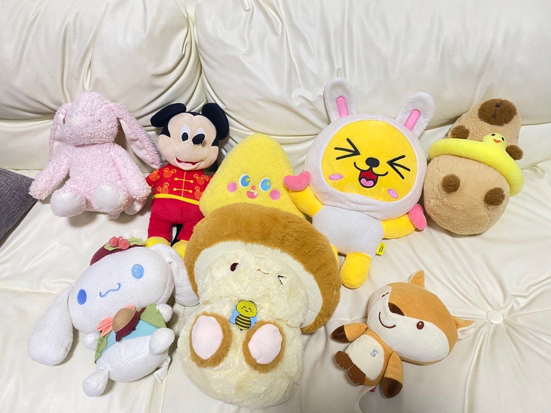 Assorted Plush Toys - Mickey Mouse, Bunny, and More!, Hobbies & Toys ...