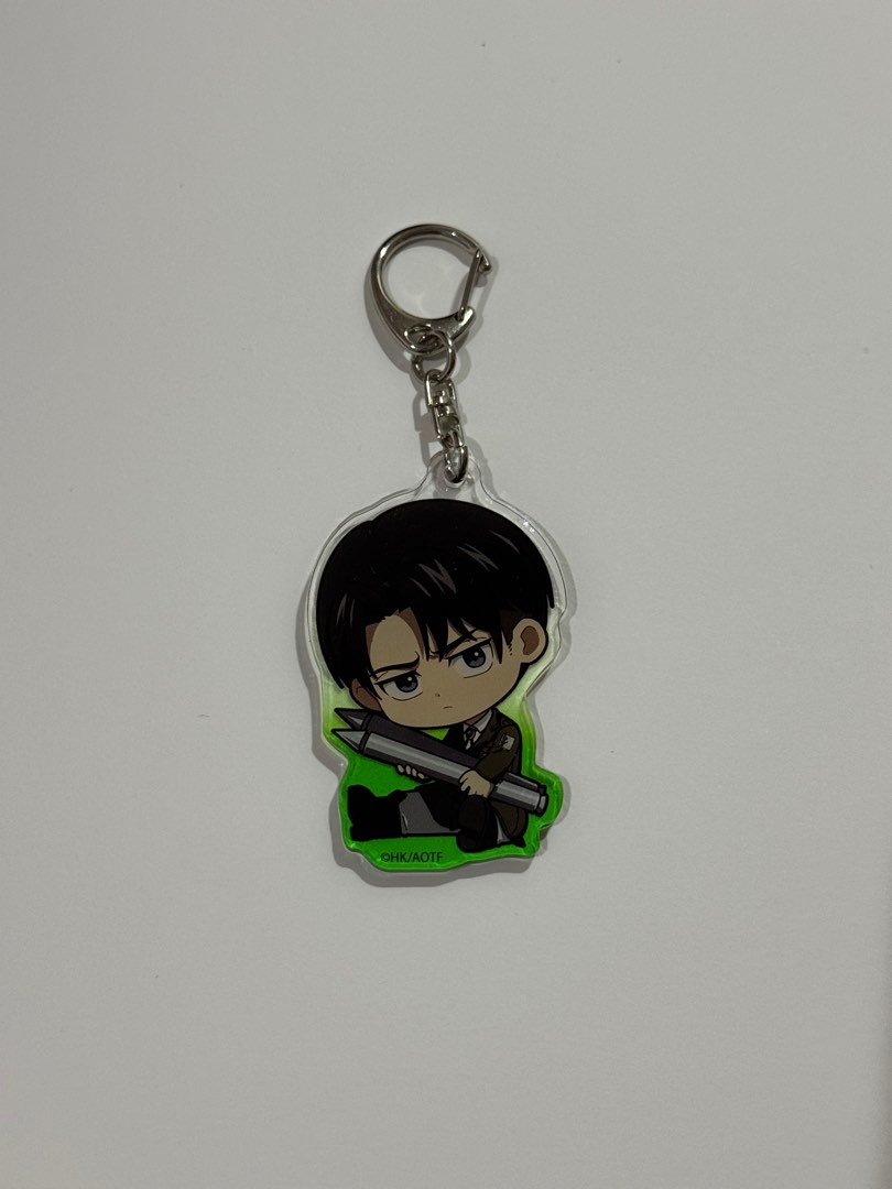Attack on Titan Levi Ackerman AOT Acrylic Keychain, Hobbies & Toys ...