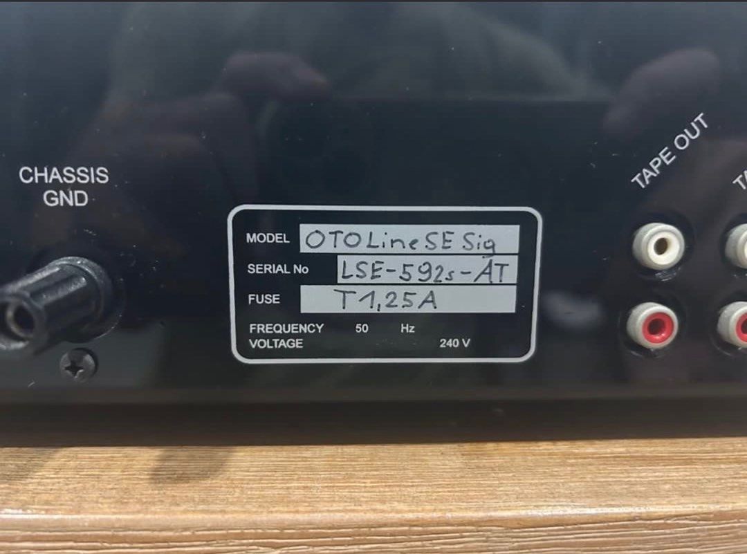 Audio Note Oto Line SE Signature Tube Integrated Amplifier, Audio ...