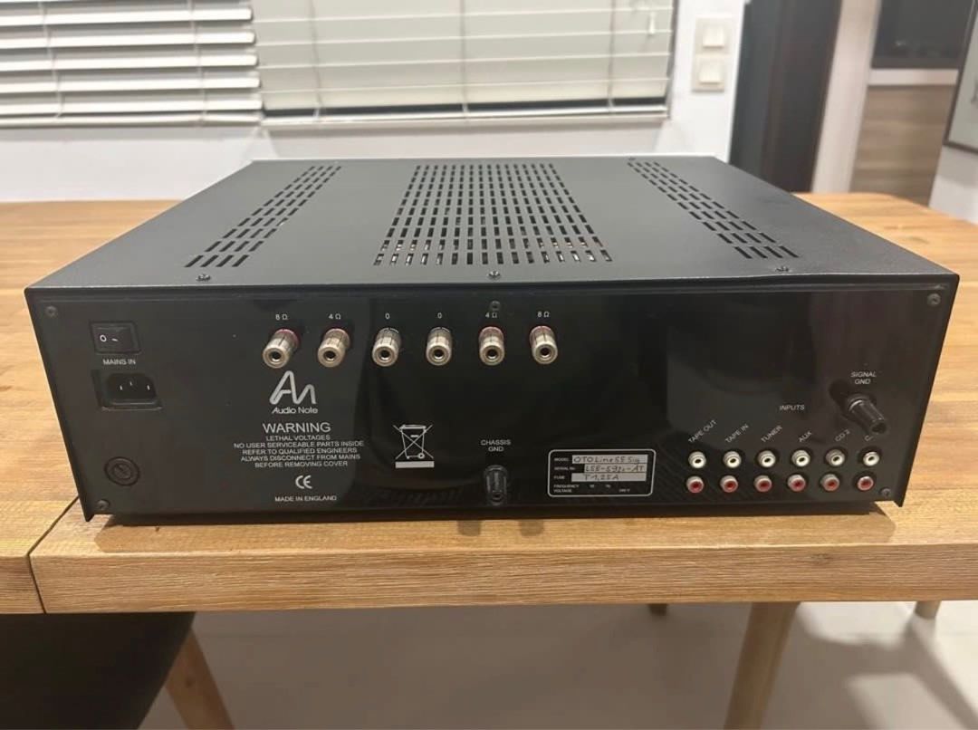 Audio Note Oto Line SE Signature Tube Integrated Amplifier, Audio ...