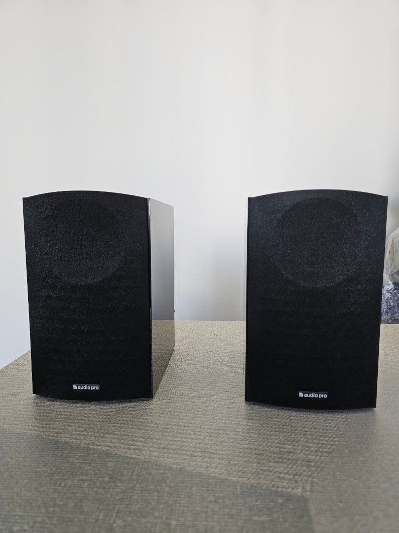 Audio Pro Black Ruby Bookshelf Speaker 揚聲器, 音響器材, Soundbar、揚聲器、藍牙喇叭、耳擴 - Carousell