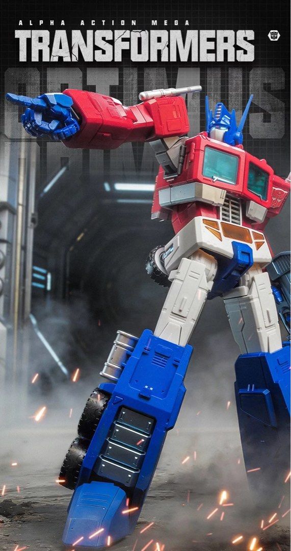 Auldey Alpha Action Mega (AAM) Optimus Prime Limited Edition, Hobbies ...