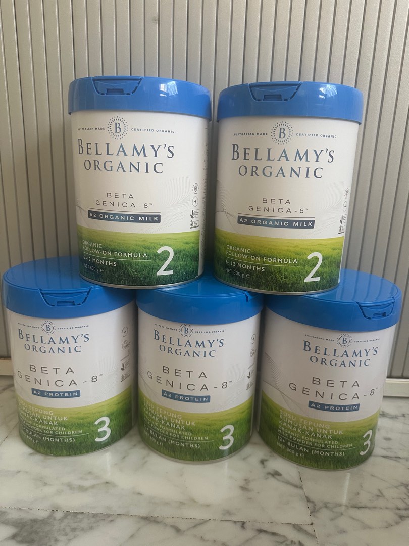 Bellamy's Organic Beta Genica-8 A2 Milk/Protein Formula, Babies & Kids ...
