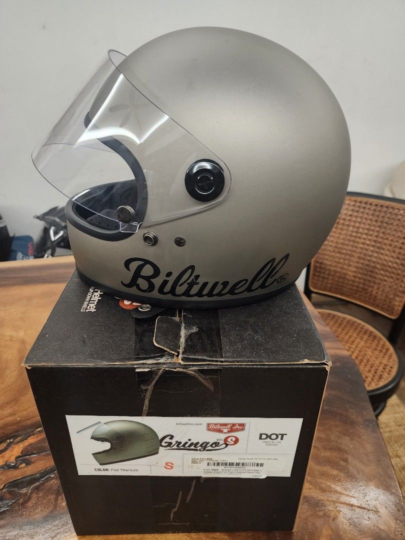 Biltwell Gringo S Motorcycle Helmet - cafe racer . Harley helmet ...