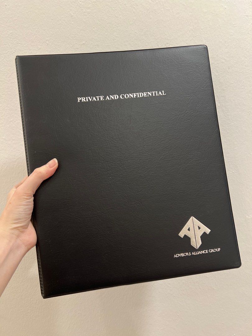 Black Binder with Sleeves, Hobbies & Toys, Stationery & Craft, Other ...