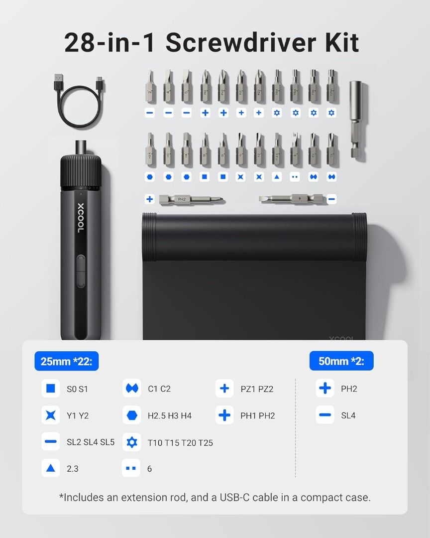 BlackZero 8 N·m Torque Electric Screwdriver (Intelligent torque control ...