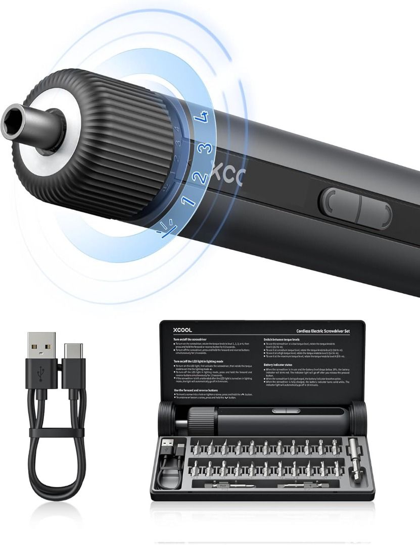 BlackZero 8 N·m Torque Electric Screwdriver (Intelligent torque control ...