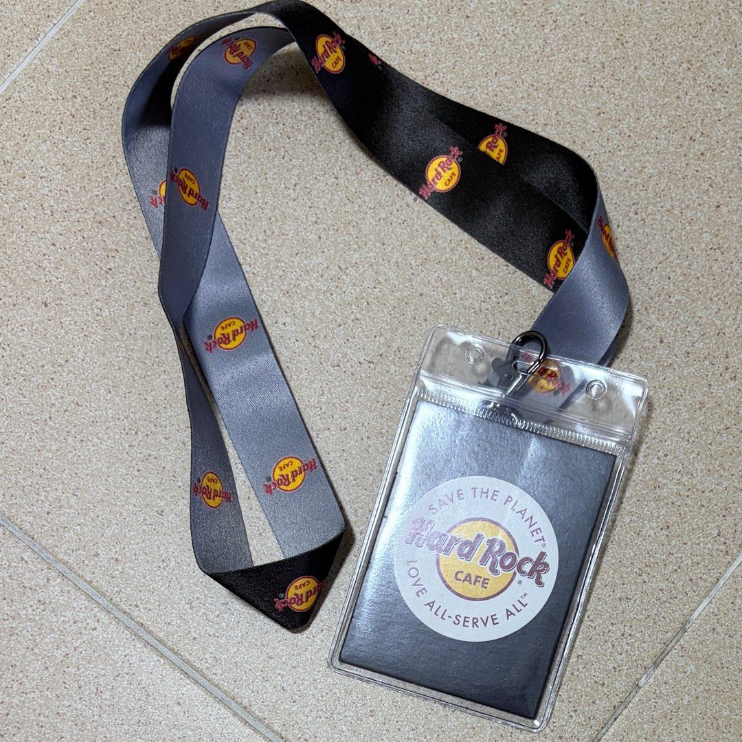 BN Collectible Hotel Souvenir - Hard Rock Cafe Lanyard with Plastic ...