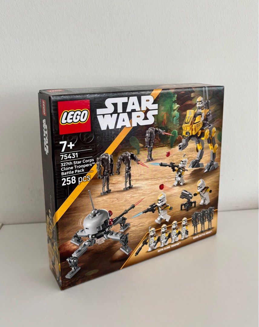 BNIB LEGO Star Wars - 327th Star Corps Clone Troopers Battle Pack 75431 ...