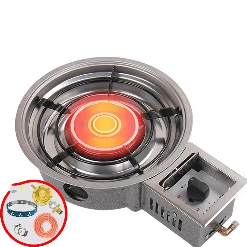 Brand-new Gas Stove Infrared Natural Single Stove Embedded Fire Boiler ...