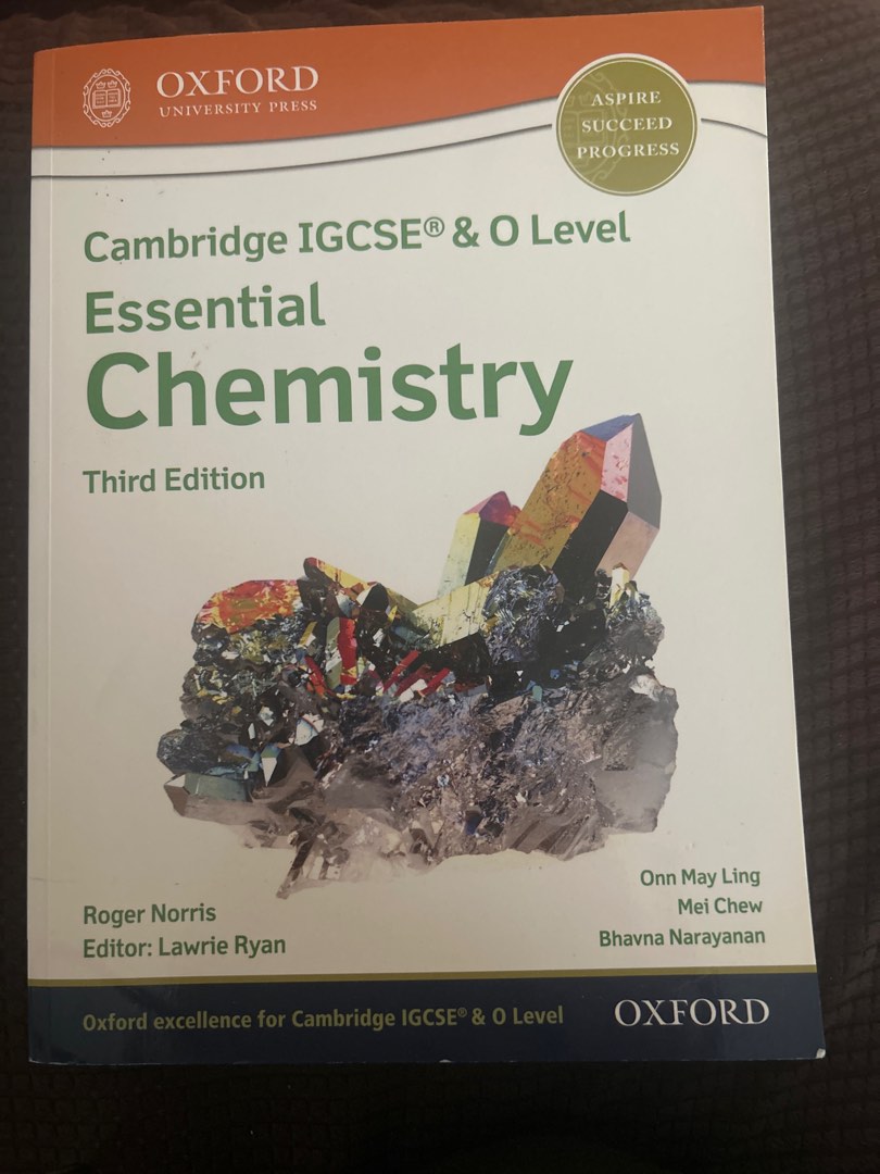 Cambridge IGCSE & O Level Essential Chemistry Textbook, Hobbies & Toys ...