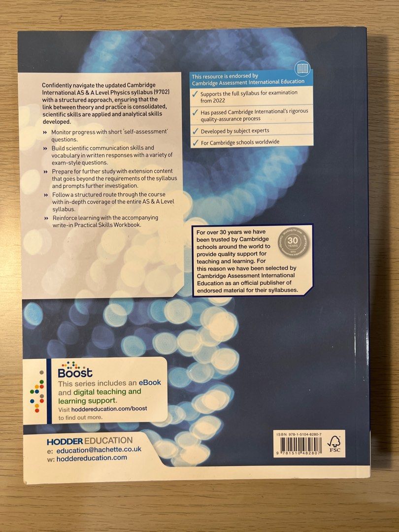 Cambridge International AS & A level Physics 3rd Edition, Hobbies ...