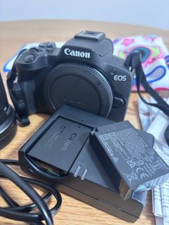 Canon EOS R50 with len, Photography, Cameras on Carousell