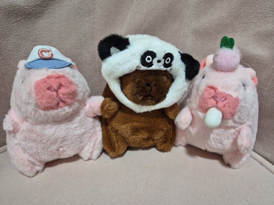 Capybara Plushies, Hobbies & Toys, Toys & Games on Carousell