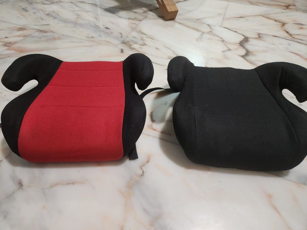 Car Booster Seats - Red and Black, Babies & Kids, Going Out, Car Seats ...