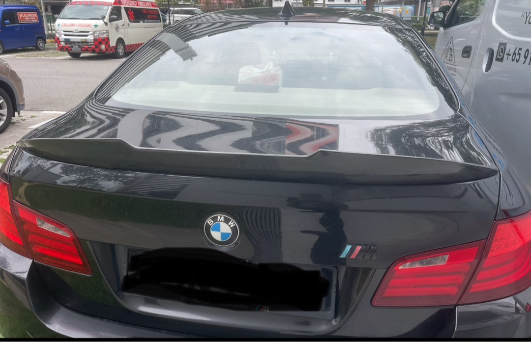 Carbon fiber rear spoiler for f10, Car Accessories, Accessories on ...